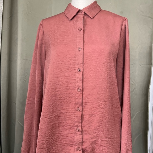 Forever 21 | Tops | Clay Colored Work Blouse | Poshmark